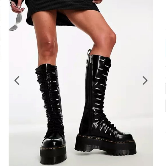 Dr. Martens | Shoes | Dr Martens B6 Max Ltt Knee High Platform Boot ...